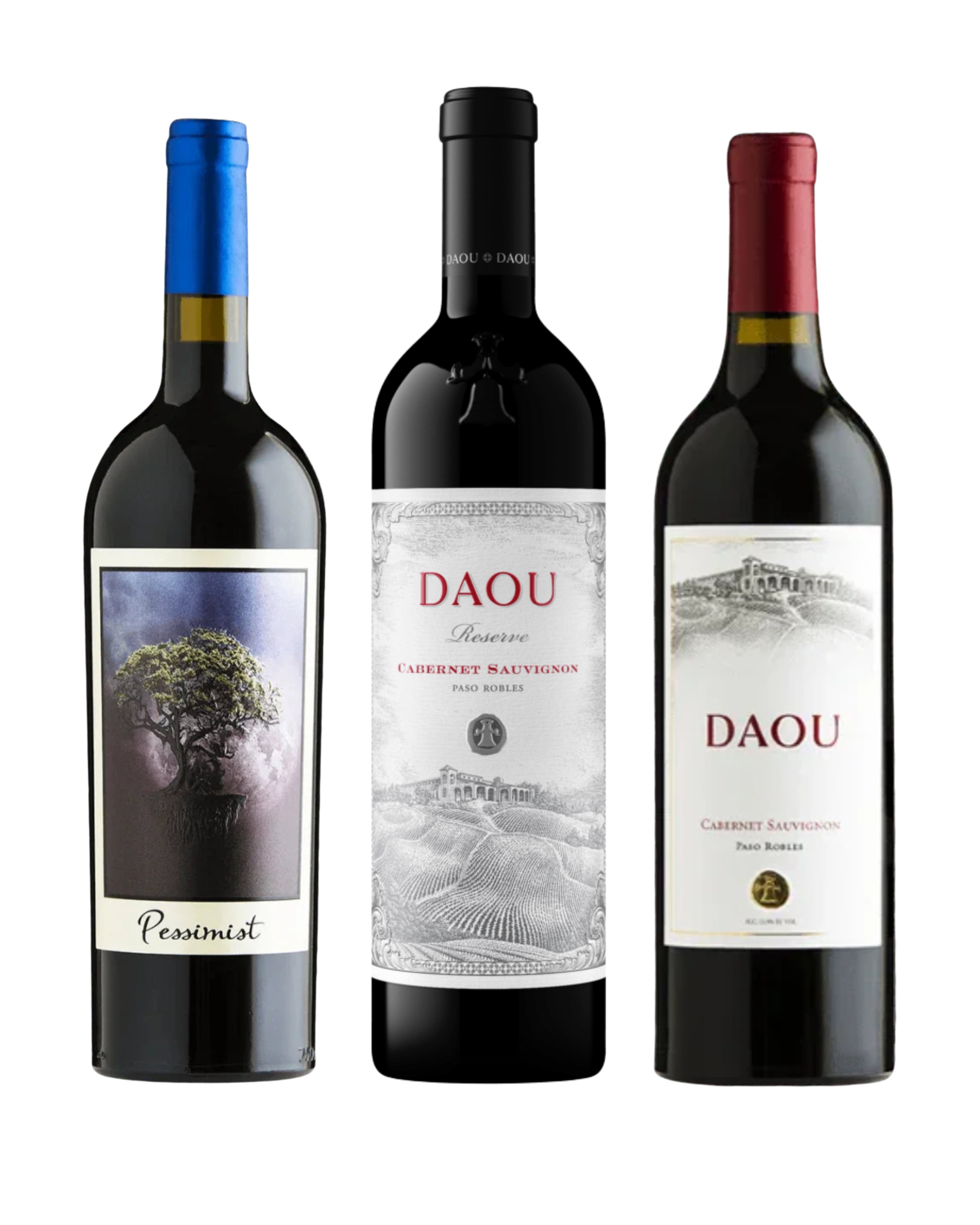Daou & Pessimist Red Wine Collection (3 x 750 Ml) - $79.99 - $125 Free ...