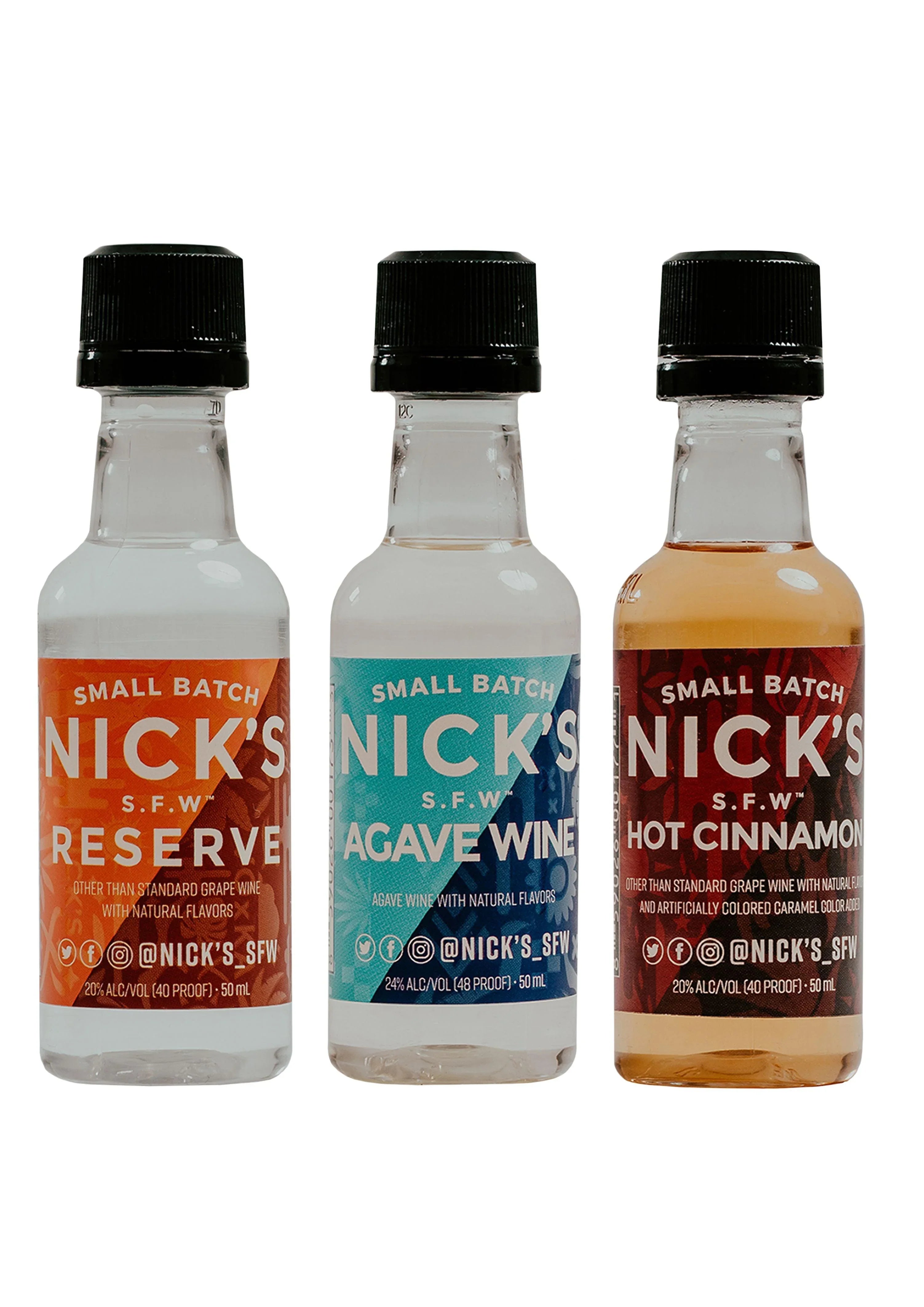 Nick's RTD Trio Set: 36 x 50 ml Ready-to-Drink Cocktail Selection