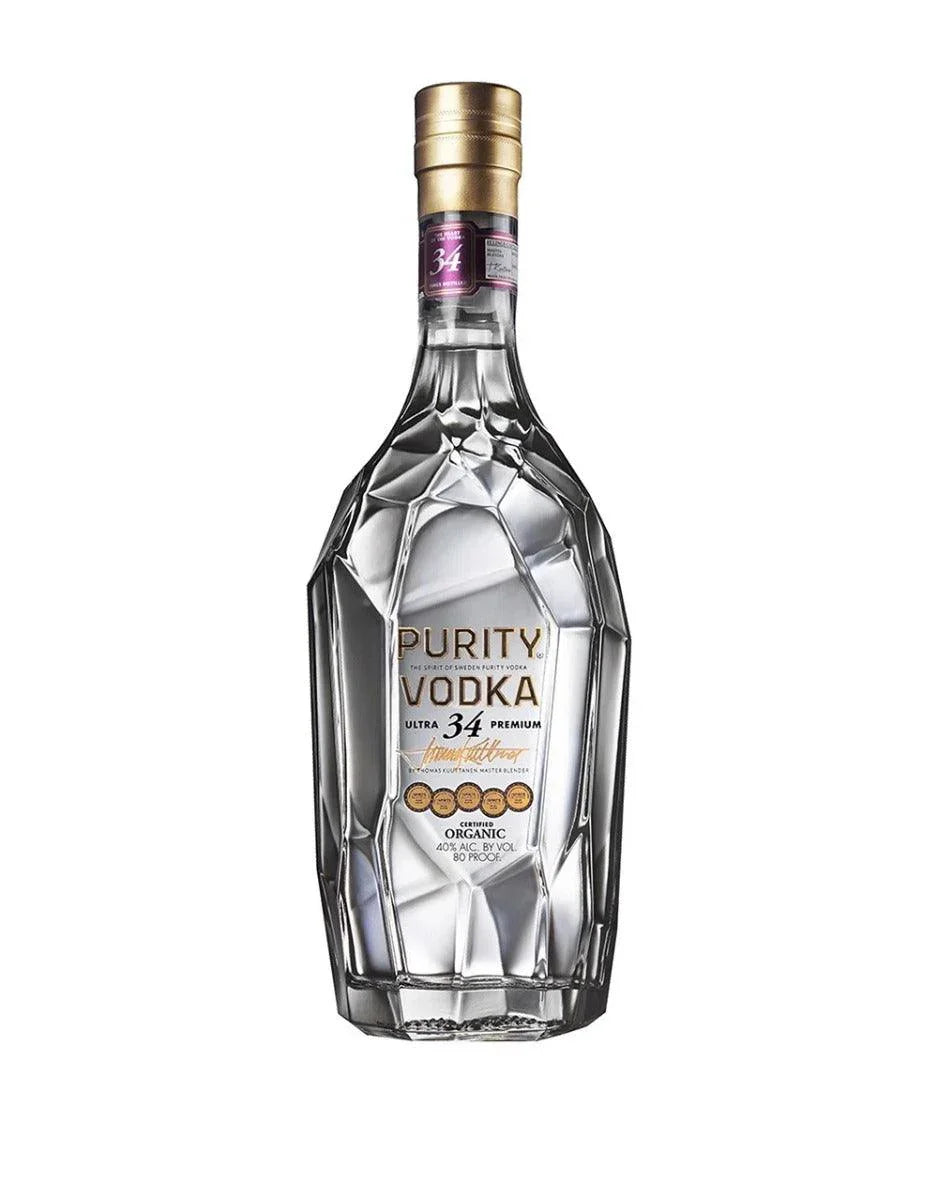 Purity Organic Vodka Ultra 34: Premium Pure Vodka