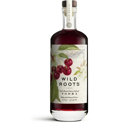 Wild Roots Dark Sweet Cherry Vodka 750ml - Crafted with Oregon's Finest ...